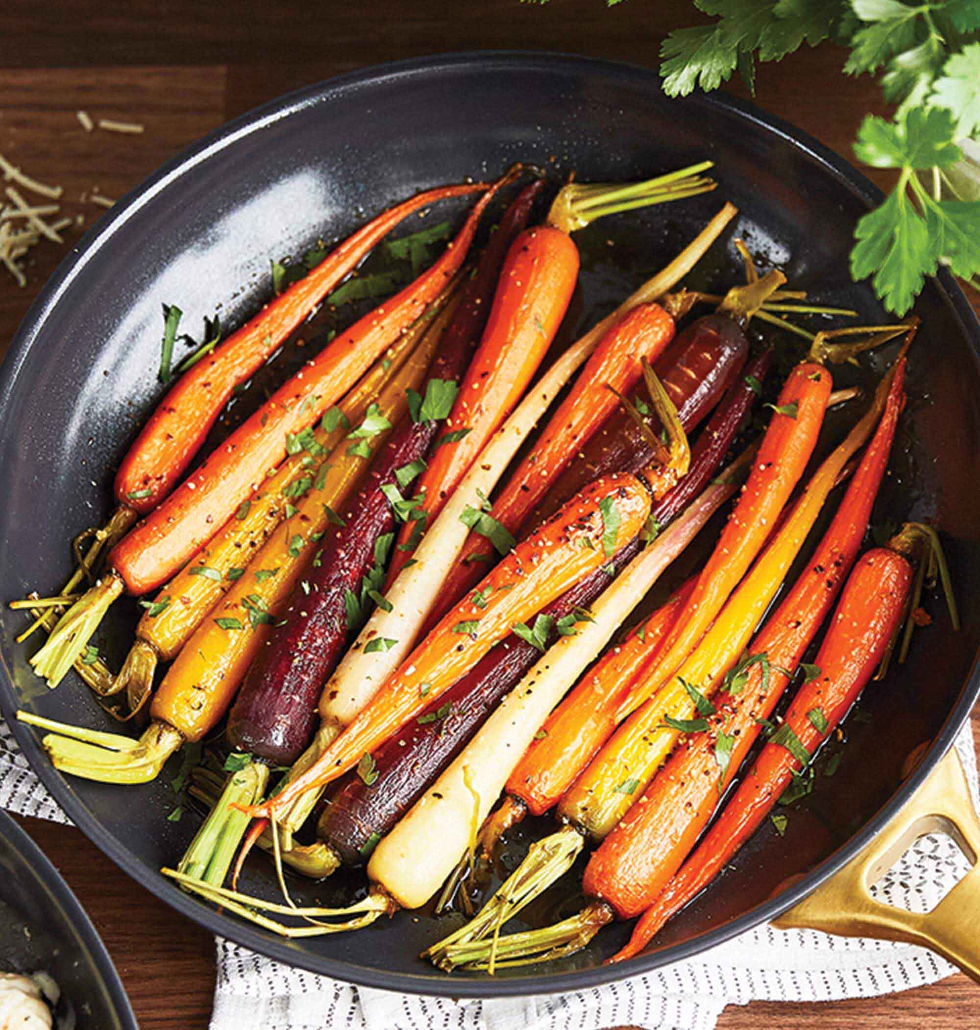 Tri-Color Honey-Glazed Carrots | Healthy Ceramic Nonstick Cookware ...