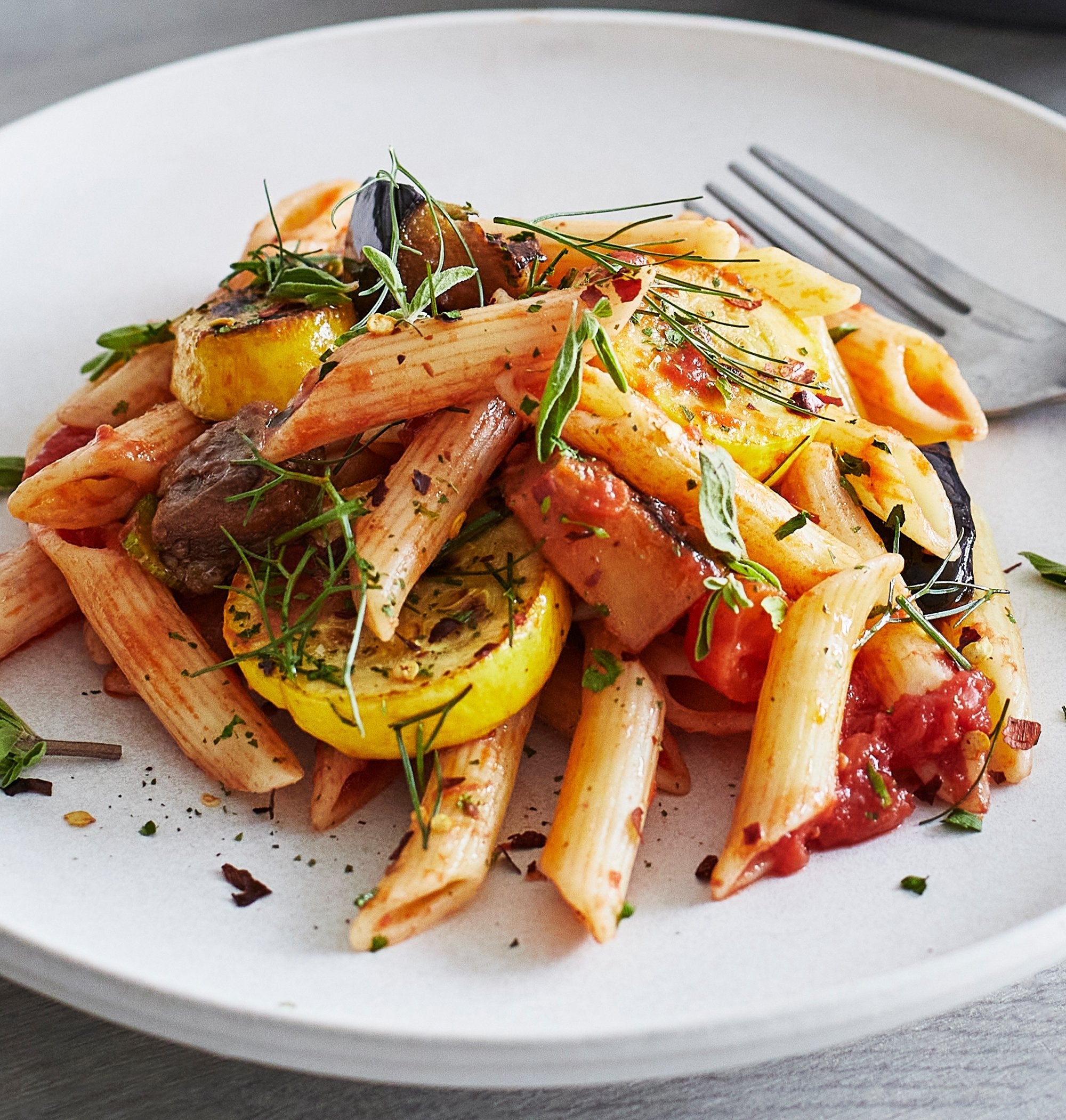 Quick & Easy Ratatouille Pasta | Healthy Ceramic Nonstick Cookware ...