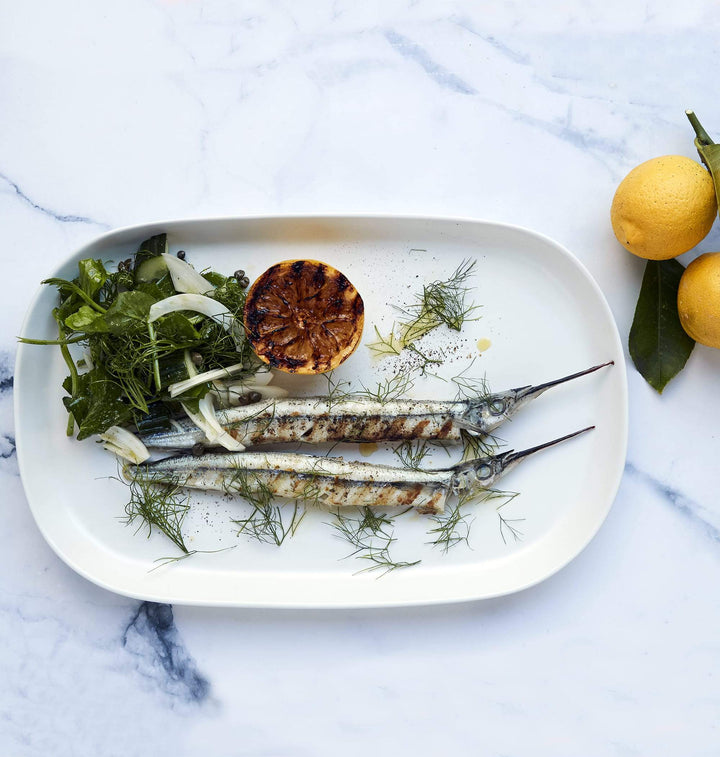 Grilled Garfish with a Fennel, Dill and Cucumber Salad | Healthy ...