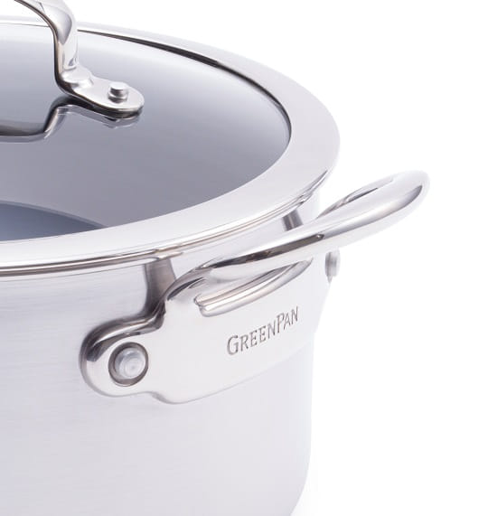 Premiere Stock Pot, Stainless Steel | GreenPan New Zealand