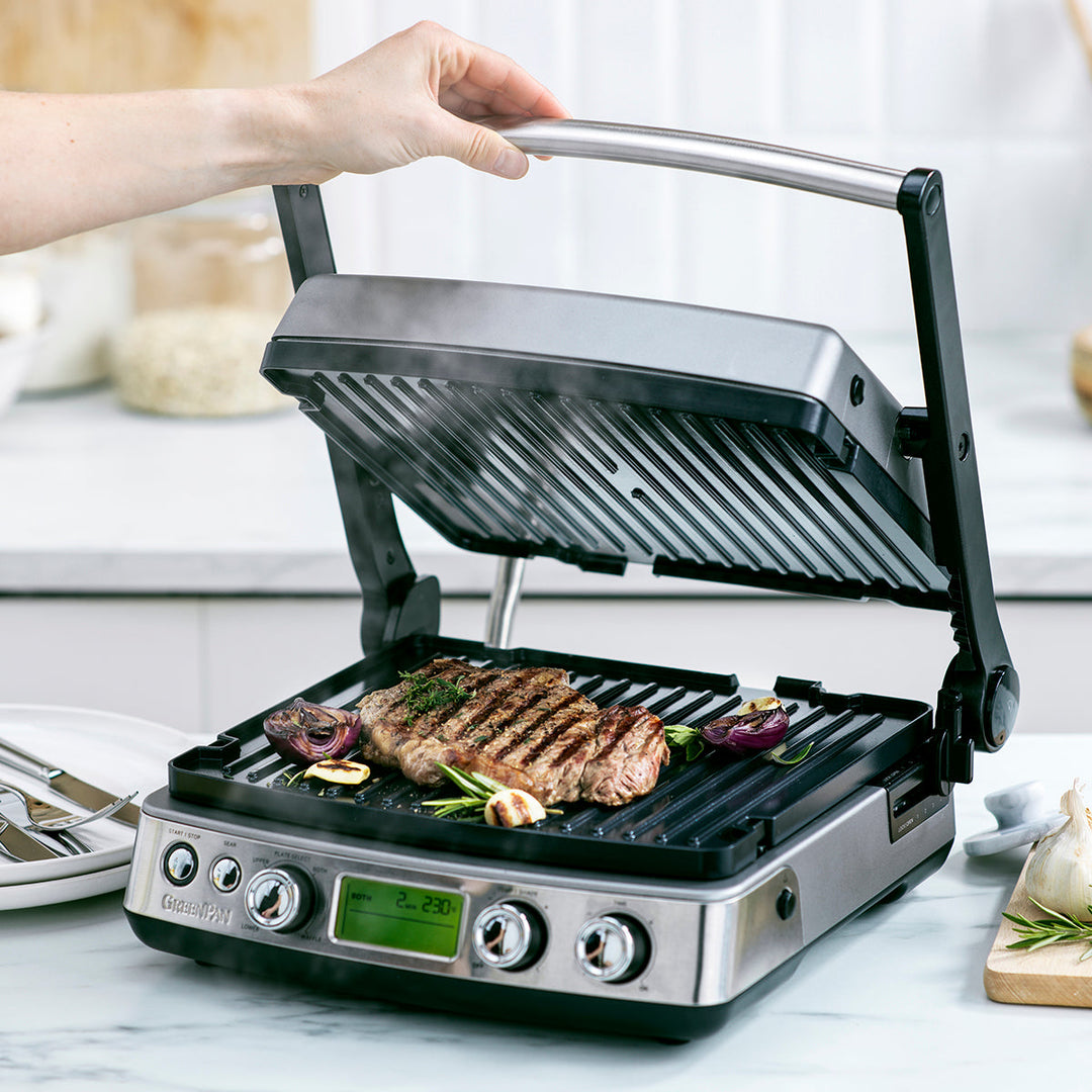 Contact Grill, Stainless Steel | GreenPan New Zealand